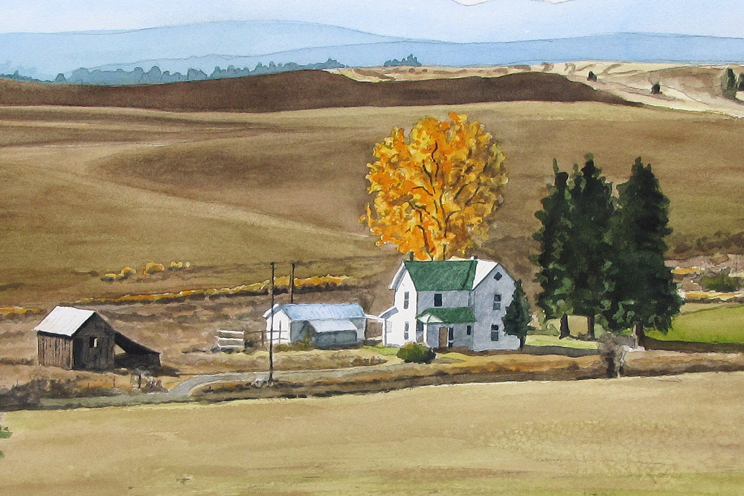 Commission: The Family Farm – Andy Sewell Fine Art